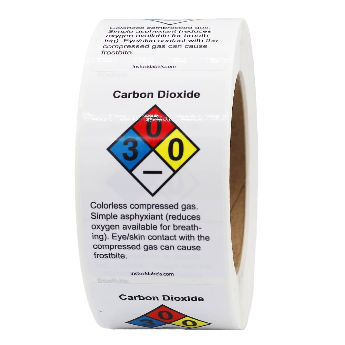 Carbon Dioxide Gas Chemical NFPA Label - Walmart.com