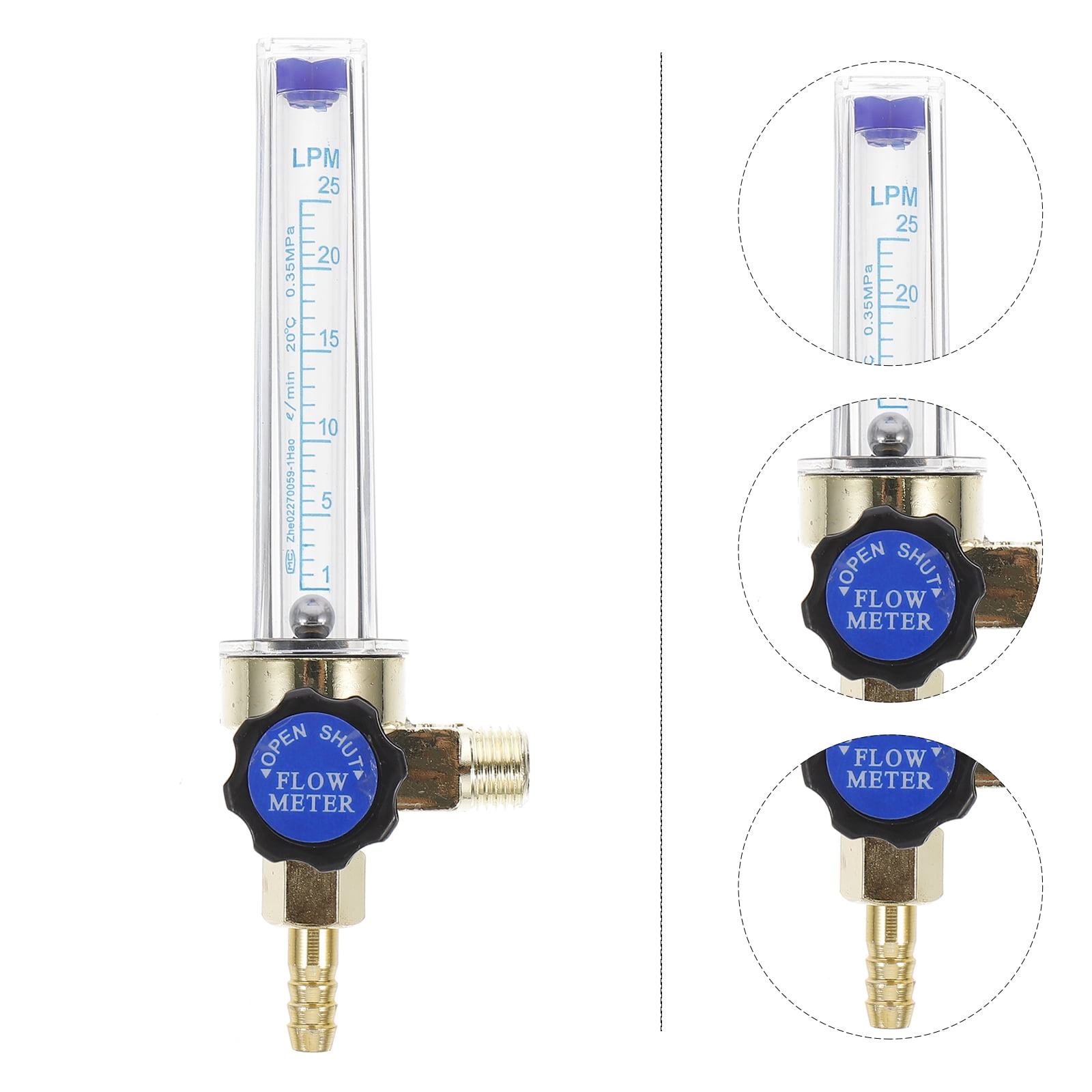 Amosfun Welder Argon Regulator Argon Flow Indicator 1Pcs - Walmart.com