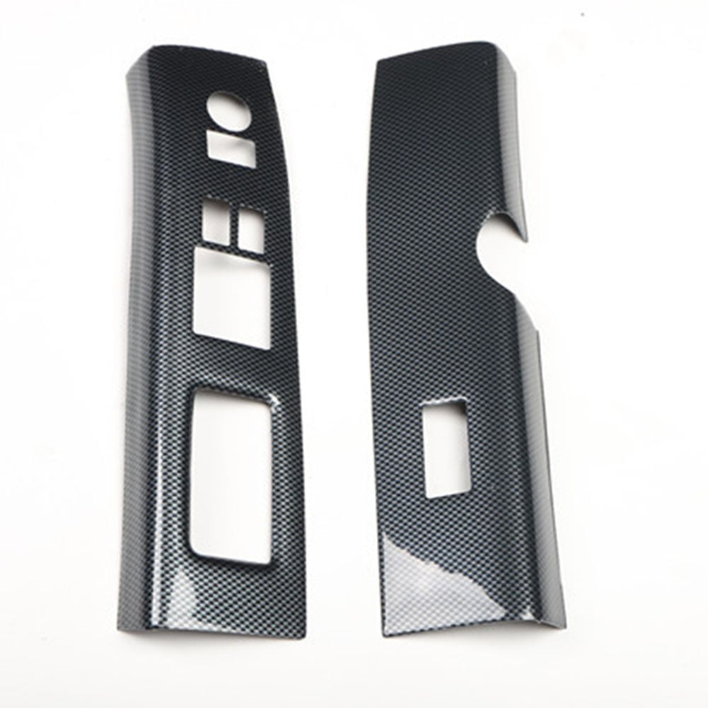 Carbon Fiber ABS Door Switch Cover Trim for Nissan 350Z Fairlady B 2003 ...