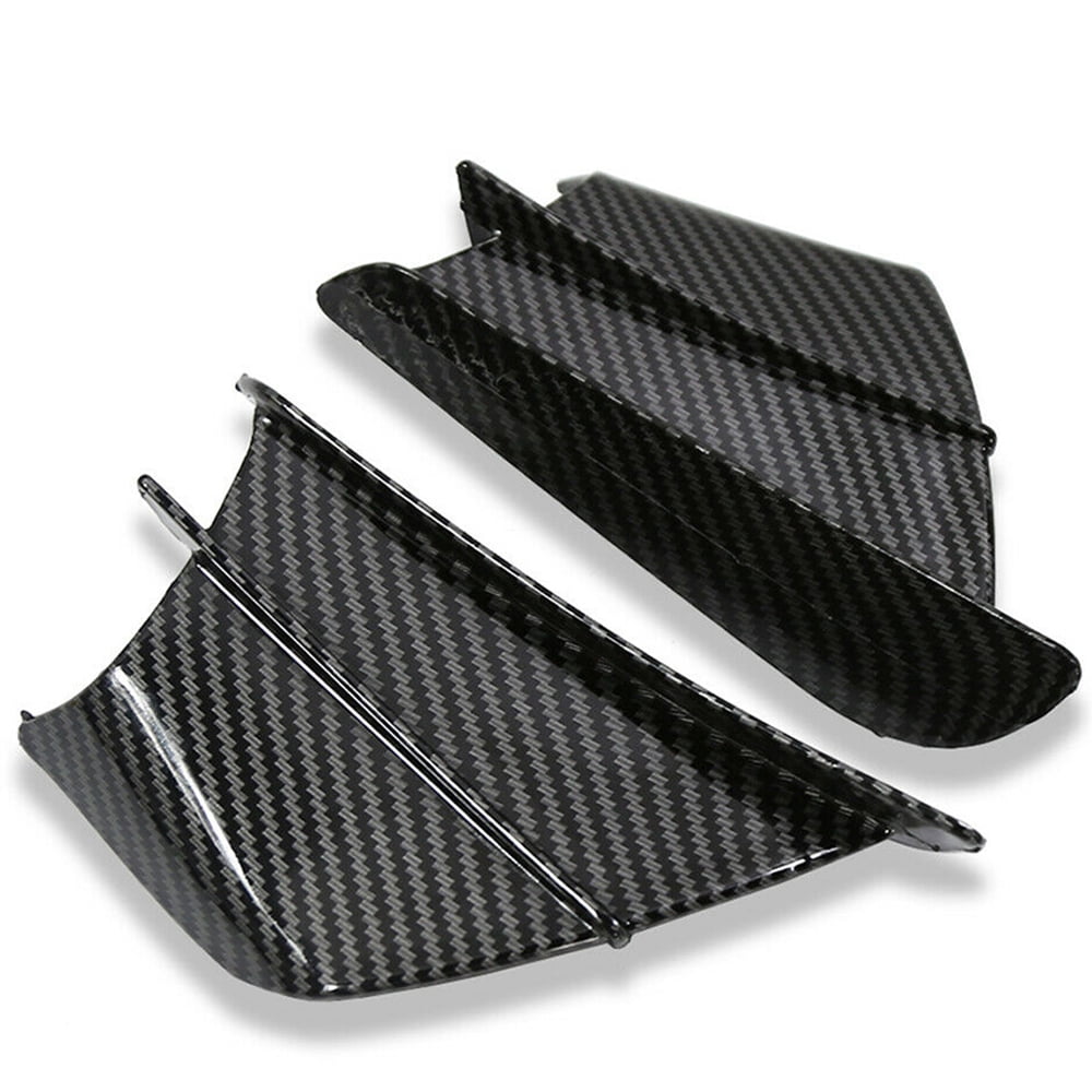 Carbon Fiber ABS Motorcycle Winglets Aerodynamic Winglet Dynamic ...