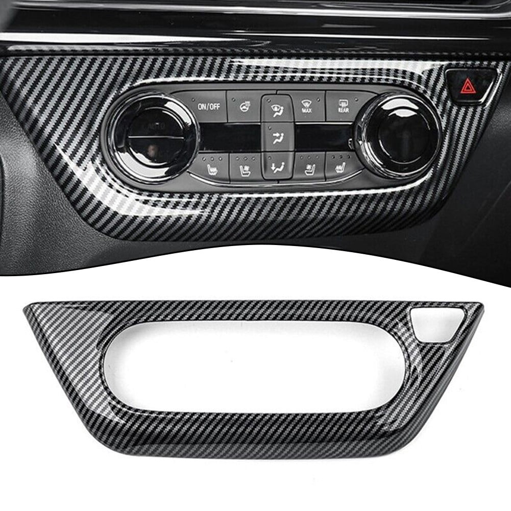 Carbon Fiber Air Conditioner Button Panel Cover Trim For Chevrolet For ...