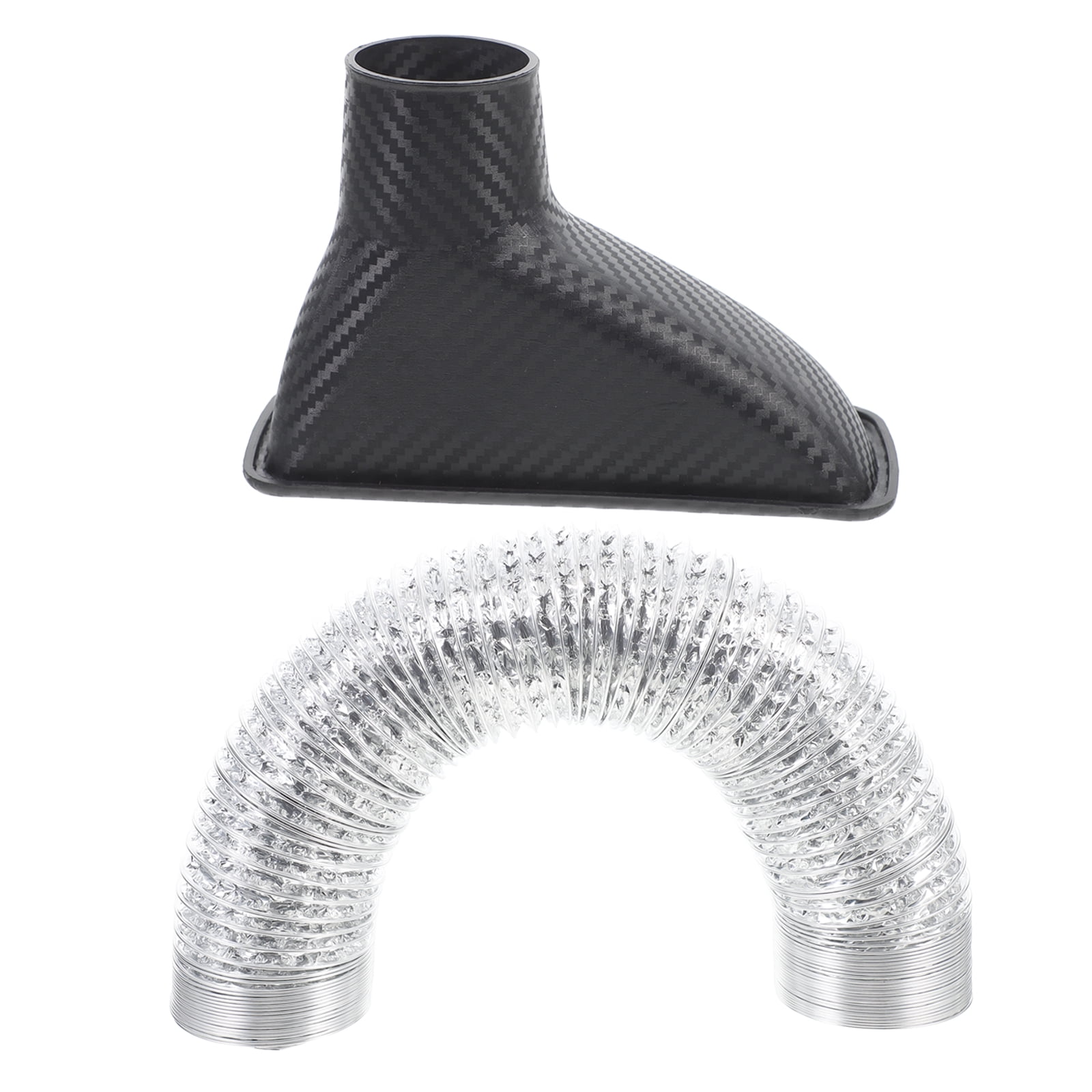 Carbon Fiber Air Intake Car Front Bumper Grille Inlet Cover AUTO PARTS ...