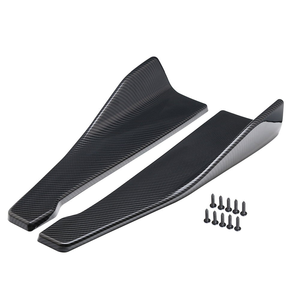 Carbon Fiber - Anti-collision Car Bumper Spoiler Front/Rear Lip ...