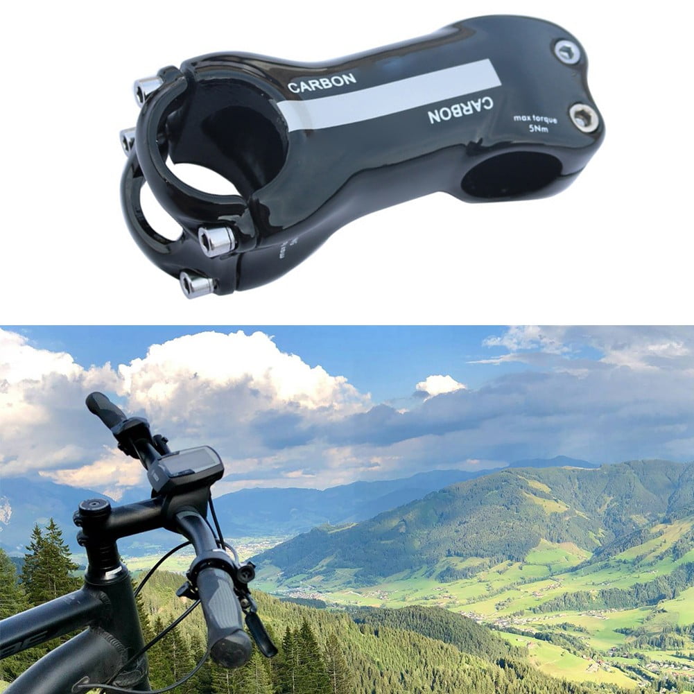 Carbon Fiber Bike Stem 17 Degree Angle 70/80/90/100/110/120/130Mm ...