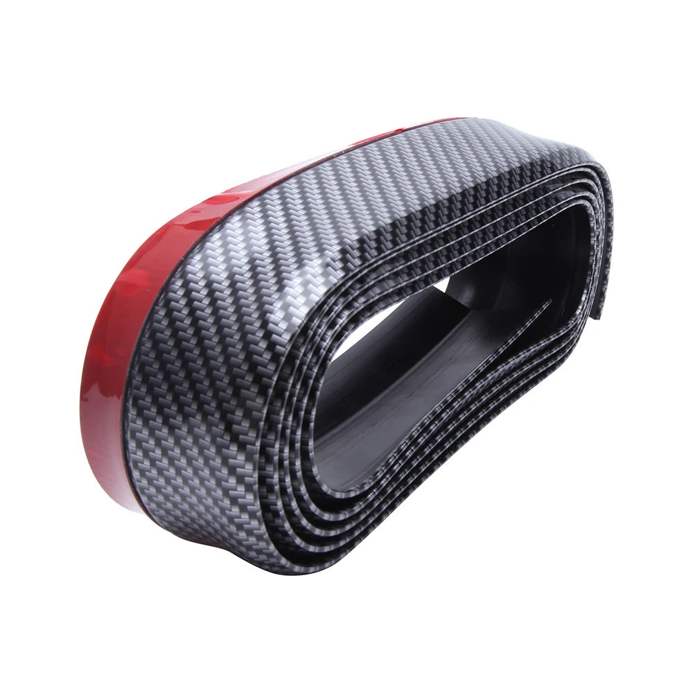 Carbon Fiber Black-Car Front Bumper Protector, Splitter Body Kit, Car ...