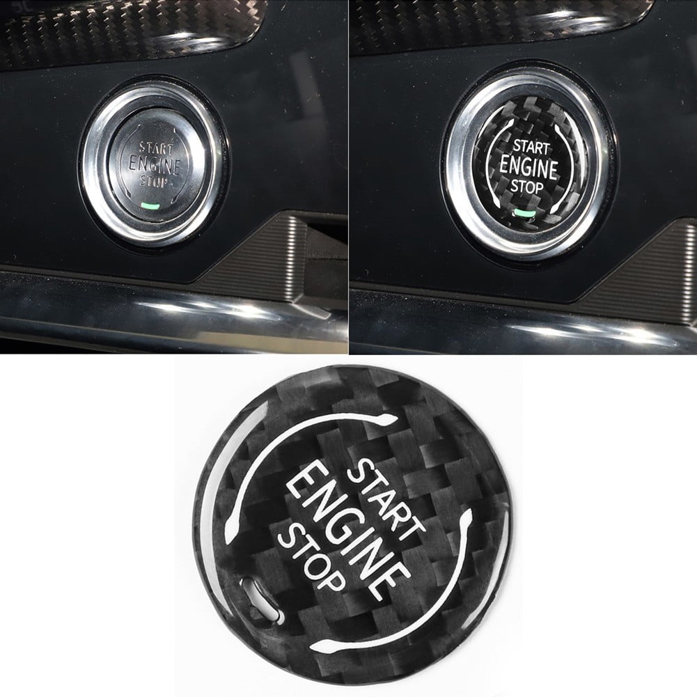 Carbon Fiber Black Engine Start Button For Chevrolet C8 Z51 2020-2022 ...