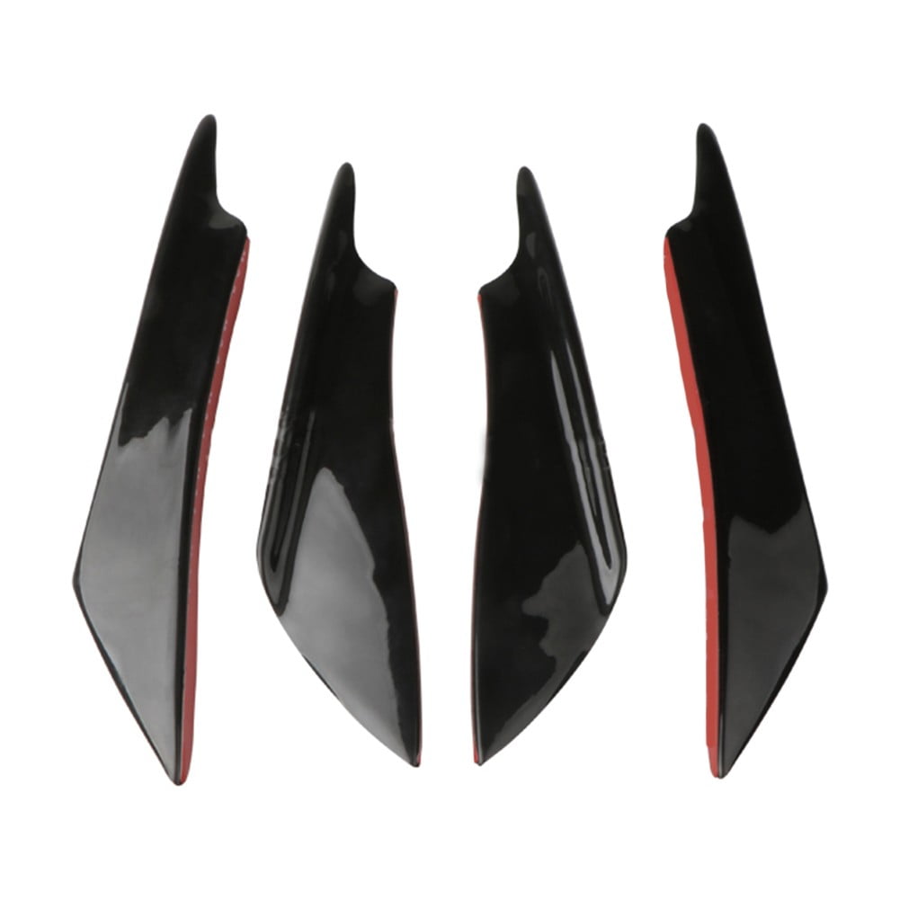 Carbon Fiber Car Bumper Fin Canards Diffuser Splitter Valance Spoiler ...