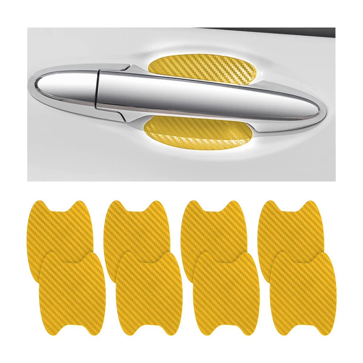 Carbon Fiber Car Door Handle Anti-Scratch Protective Film - Walmart.com