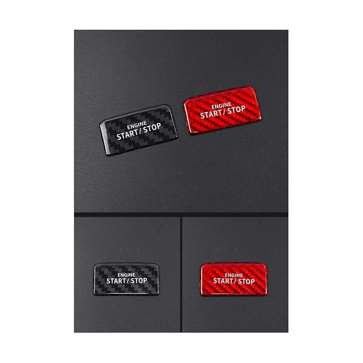 Carbon Fiber Car Engine Stop Button Switch Sticker For Golf 8 Mk8 At ...