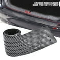 Auto Car Carbon Fiber Door Plate Bumper Sill Scuff Cover Anti Scratch ...