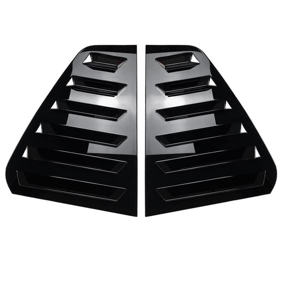 Carbon Fiber Car Rear Window Shutter Cover Trim Window Louver Side Vent ...