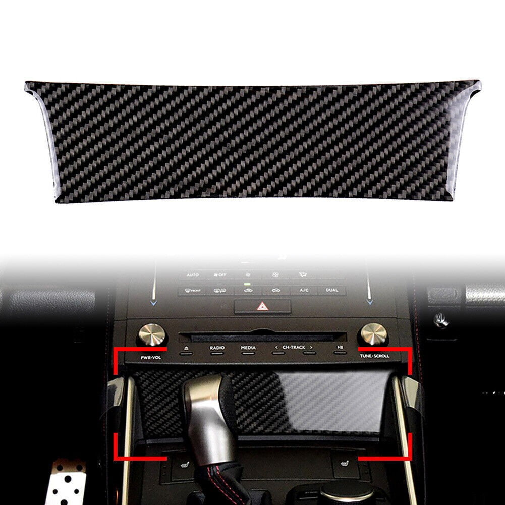 Carbon Fiber Central Console Panel Cover Trim For Lexus IS250/350/200t ...