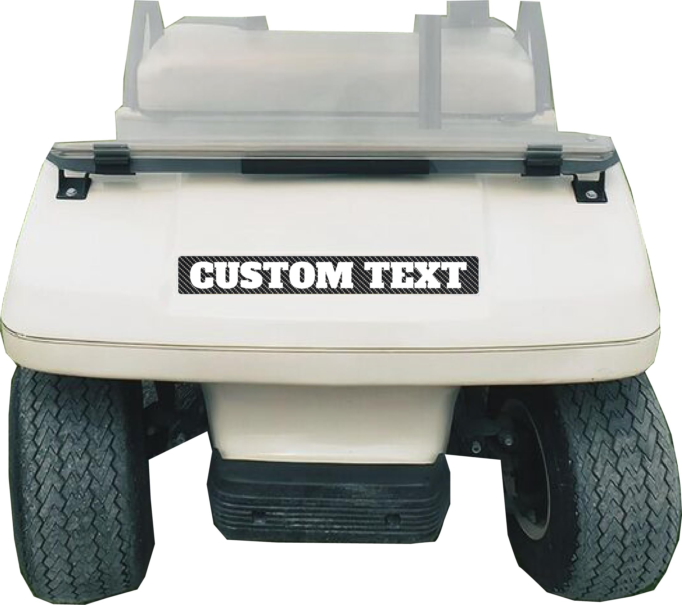 Carbon Fiber Club Car DS & Carryall Golf Cart Front Name Plate. Fits ...