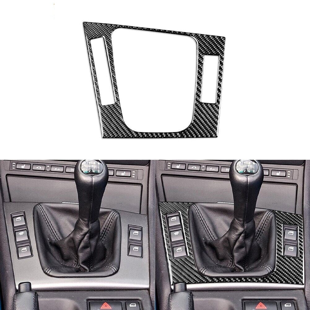 Carbon Fiber Console Gear Shift Panel Cover Trim For Bmw 3 Series M3 ...