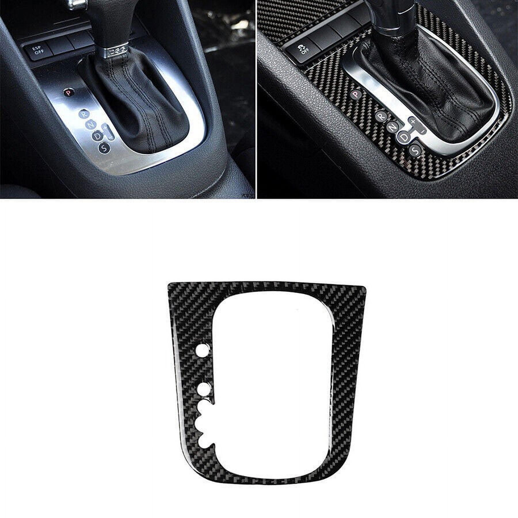 Carbon Fiber Console Gear Shift Panel Trim Cover for Golf 6 for MK6 ...