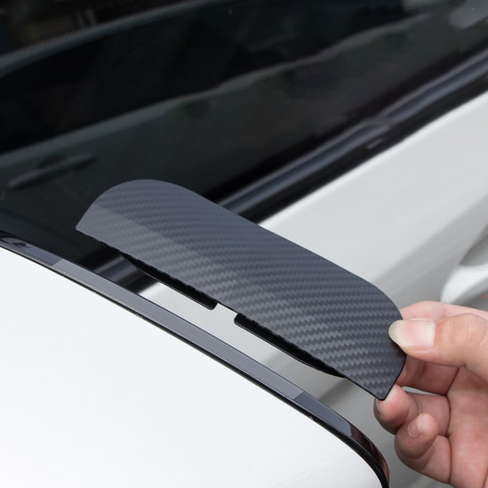 Carbon Fiber Covers Rain Eyebrow Rain Shield Snap-On Wear-resistant ...