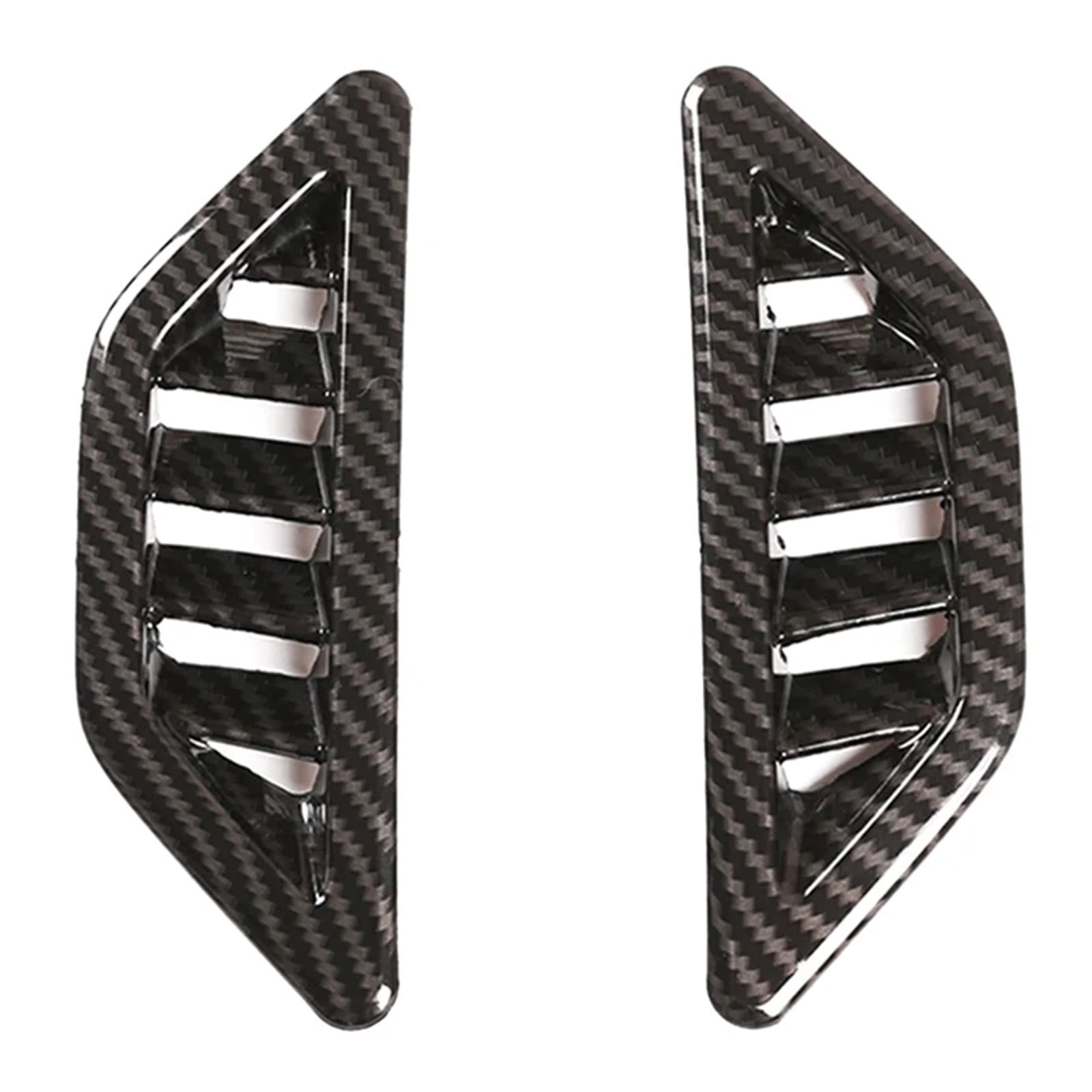 Carbon Fiber Dashboard Side Air Outlet Trim Air Conditioner Grille For ...