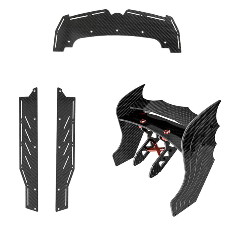 Carbon Fiber Diffuser Supports Rear Wing Skid Plates Front Bumper ...