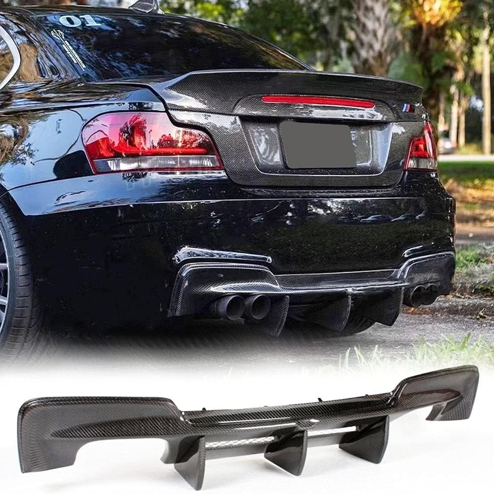 Carbon Fiber E82 Rear Diffuser For BMW 1 Series M Base Coupe 2-Door ...