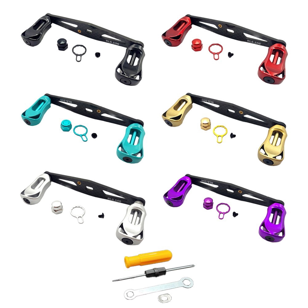 Carbon Fiber Fishing Reel Handle Ultra Light Grip 6 Colors Refit For ...