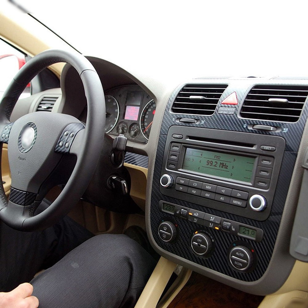 Carbon Fiber For Volkswagen Golf 5 GTI Jetta 4 doors Car Film Interior ...