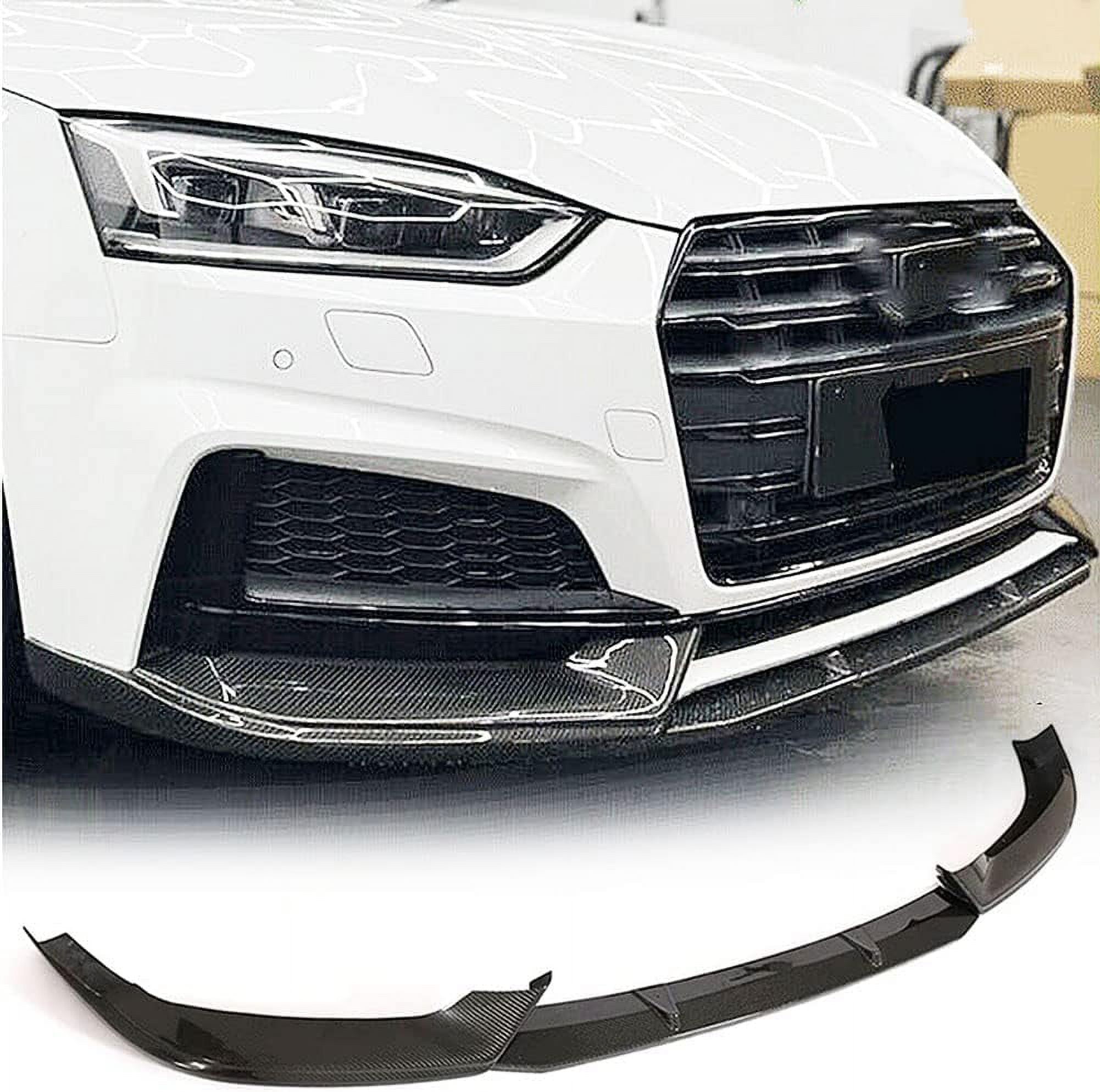 Carbon Fiber Front Bumper Lip Fits for Audi A5-Sline S5 S5-Sportback 2017-2019 - Walmart.com