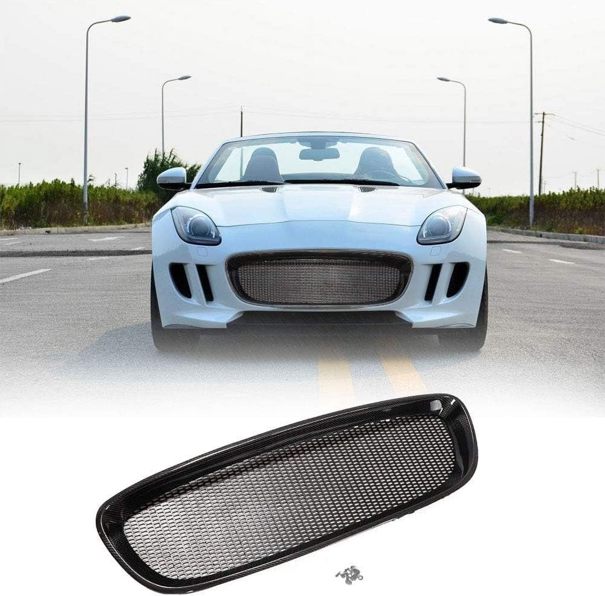 Carbon Fiber Front Grille Fits for Jaguar F-TYPE 2Door Coupe ...