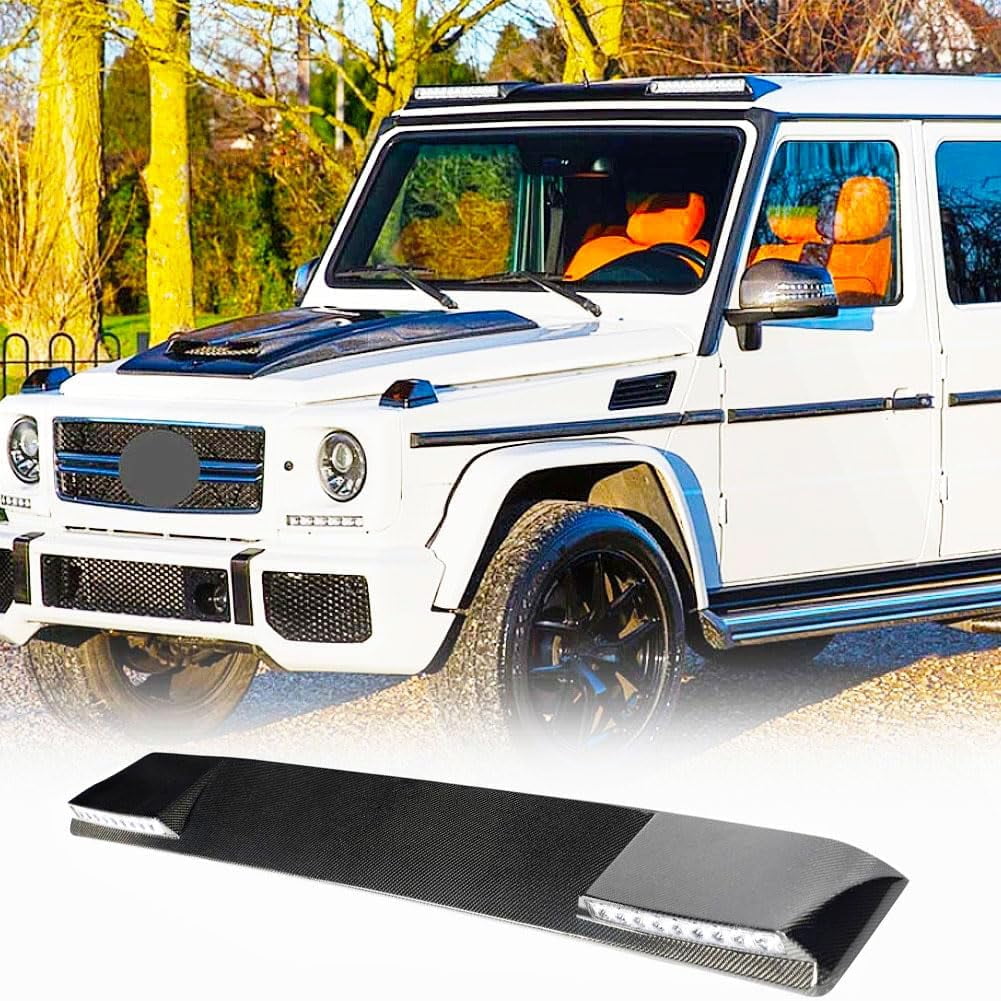 Carbon Fiber Front Roof Spoiler For Mercedes-Benz G Class W463 W464 ...