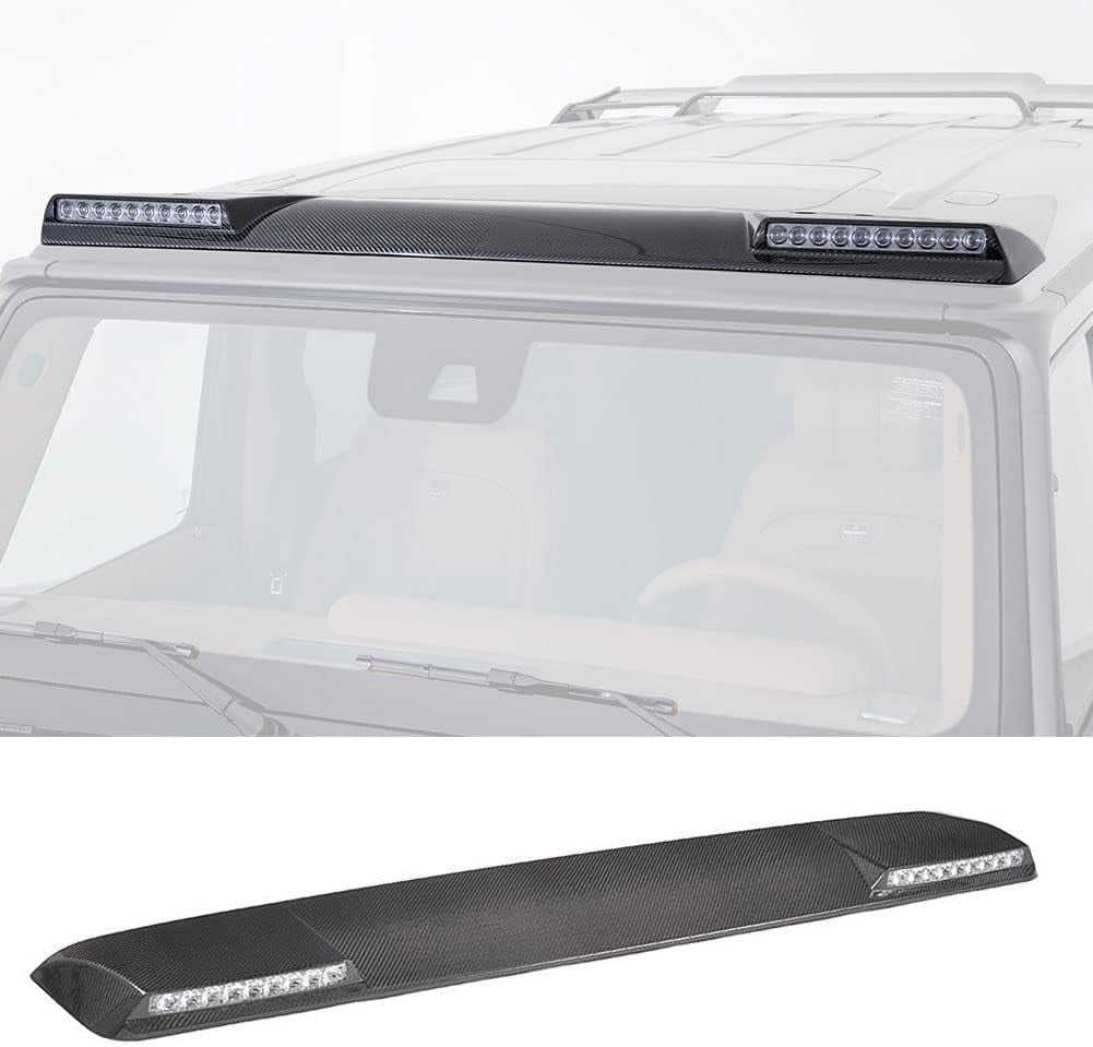 Carbon Fiber Front Roof Spoiler for Mercedes-Benz G Class W463 W464 Wagon G500 G550 G55 G63 G65 ...