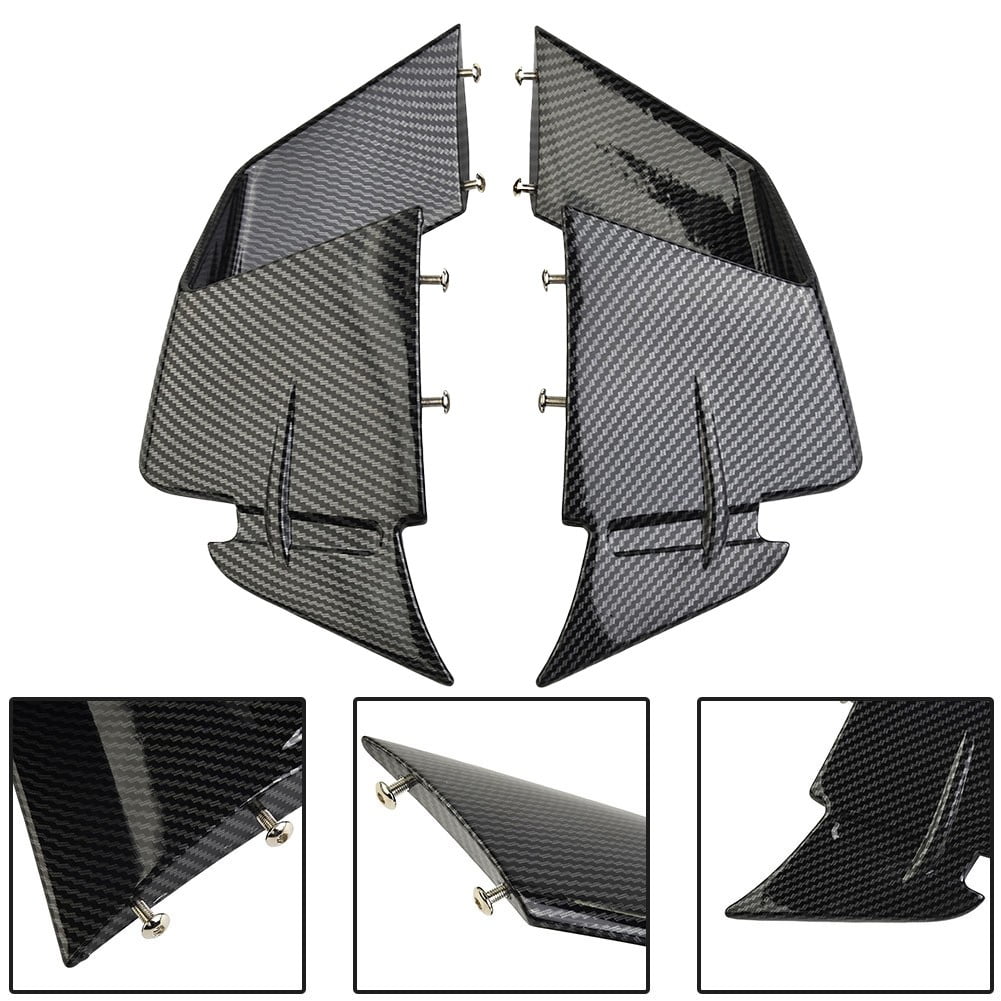 Carbon Fiber Front Spoiler Fxed Wind Winglets for BMW S1000RR M1000RR ...