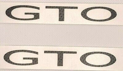 Carbon Fiber Fuel Rail Overlay Decal Set 2004-2006 Pontiac GTO Models ...