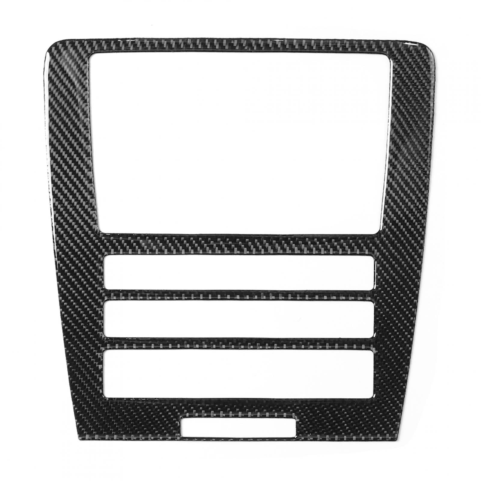Carbon Fiber GPS Navigation Control Panel Cover Fit for Ford Mustang ...