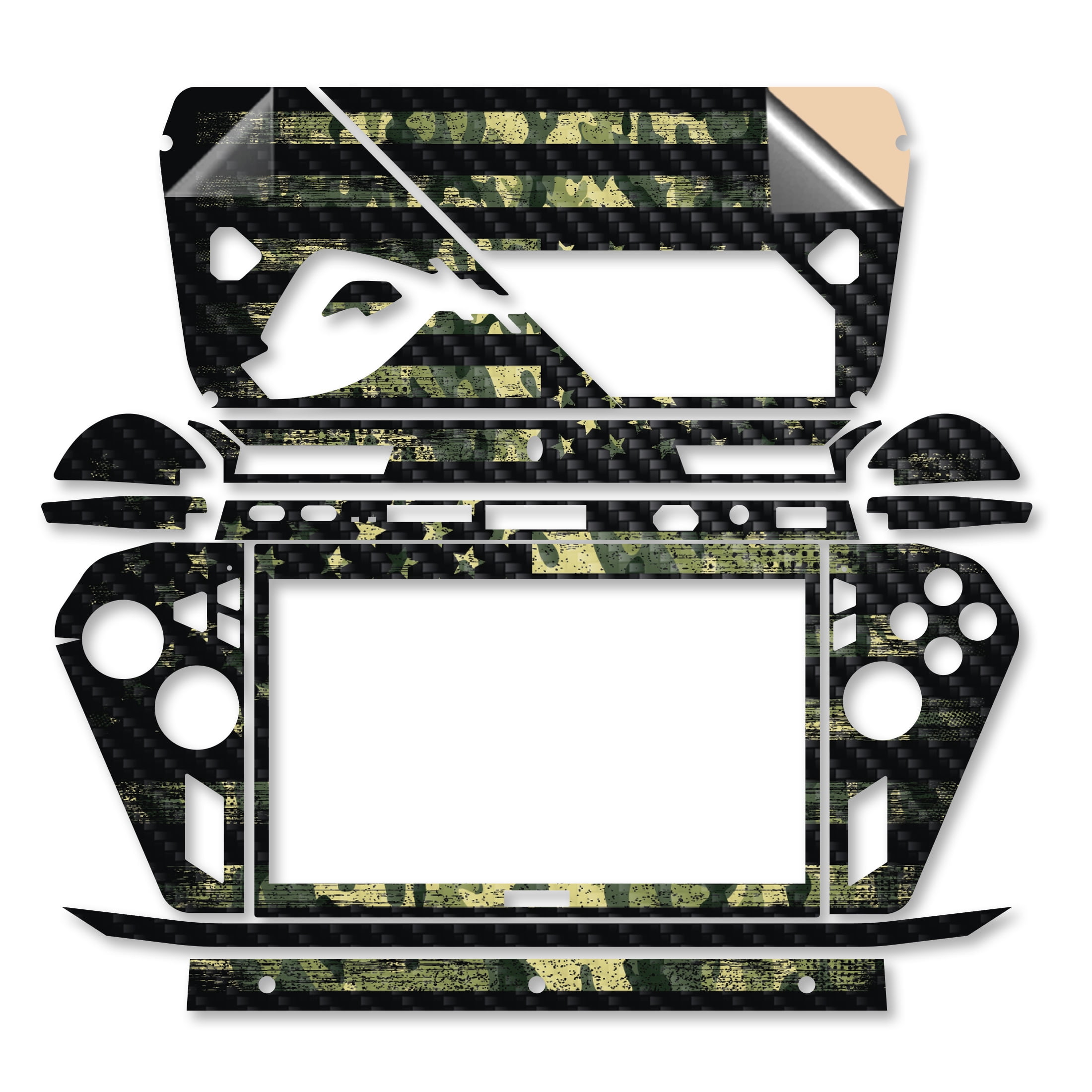 Carbon Fiber Gaming Skin Compatible With Asus ROG Xbox Ally X (2025 ...