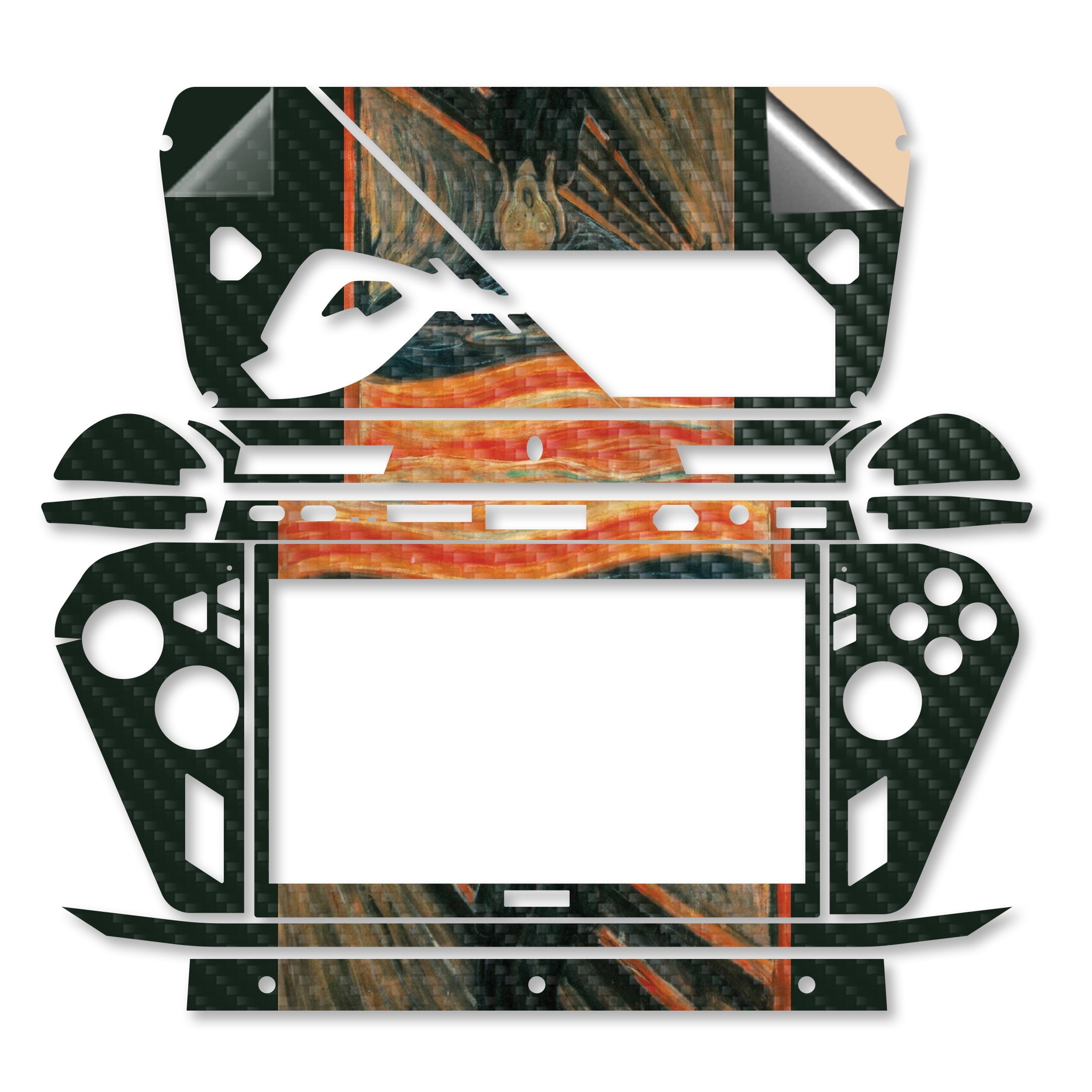 Carbon Fiber Gaming Skin Compatible With Asus ROG Xbox Ally X (2025 ...
