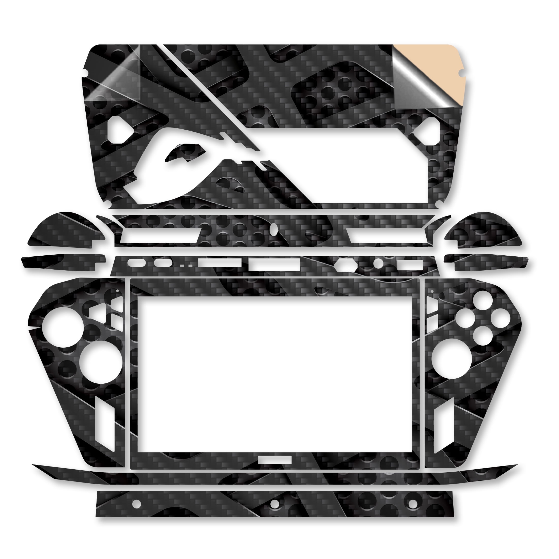 Carbon Fiber Gaming Skin Compatible With Asus ROG Xbox Ally X (2025 ...