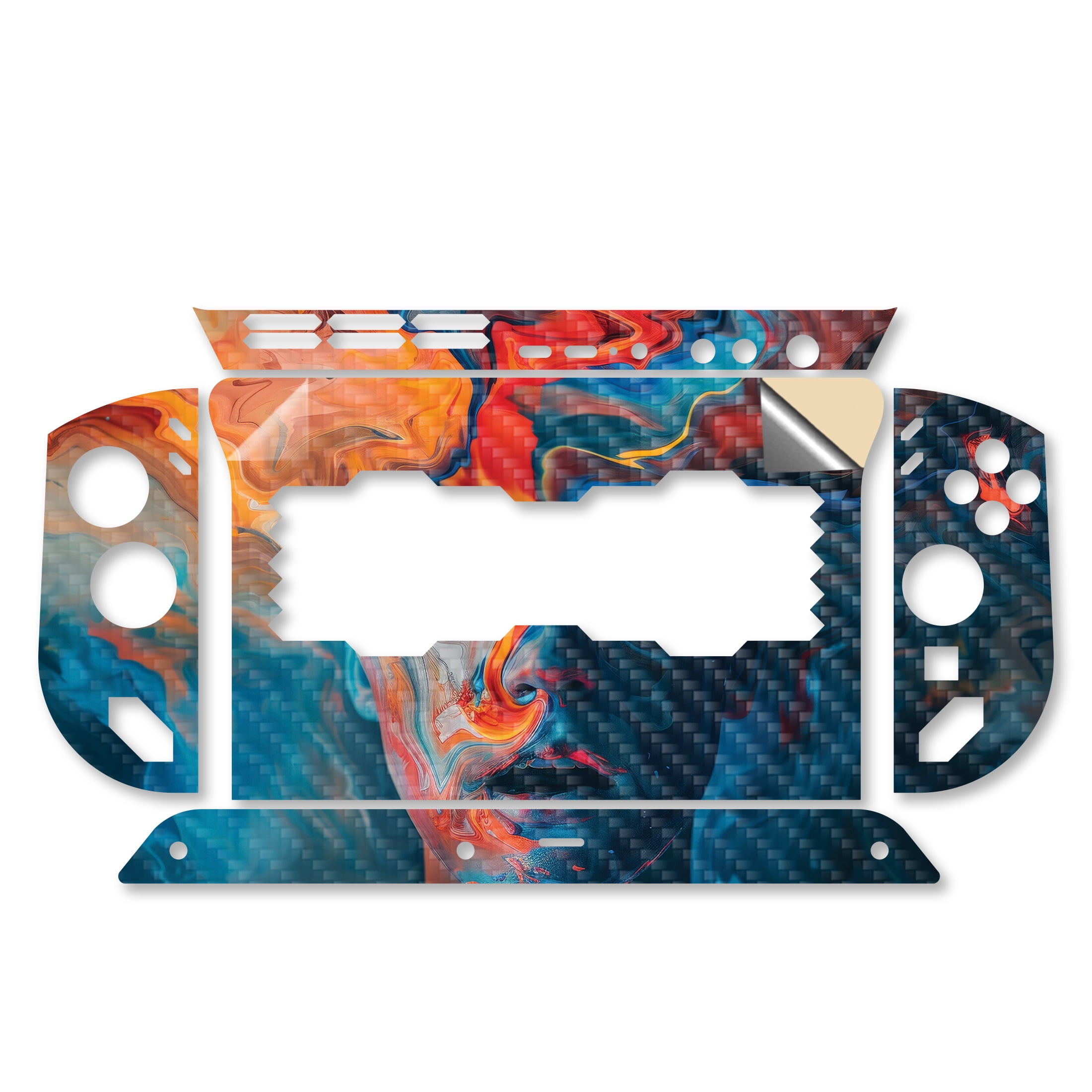 Carbon Fiber Gaming Skin Compatible With Lenovo Legion Go S (2025 ...