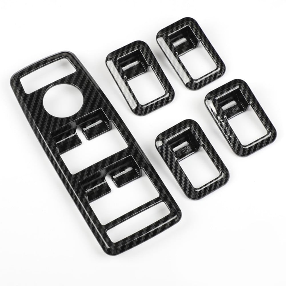 Carbon Fiber Glass Lift Switch Button Trim For Mercedes A B Cla Gle Gla ...