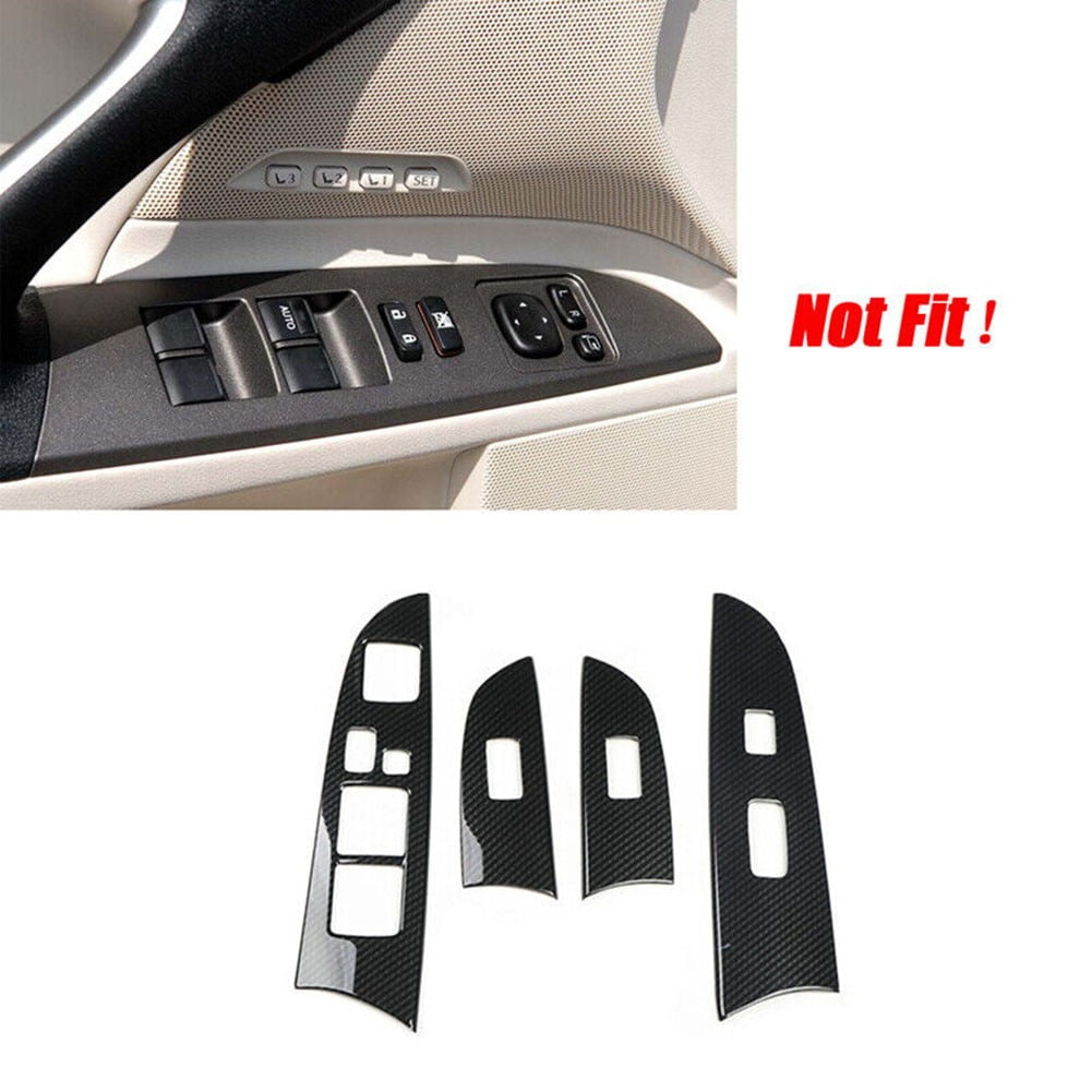 Carbon Fiber Glass Lift Switch Panel Cover Trim for LEXUS IS250 300 350 ...