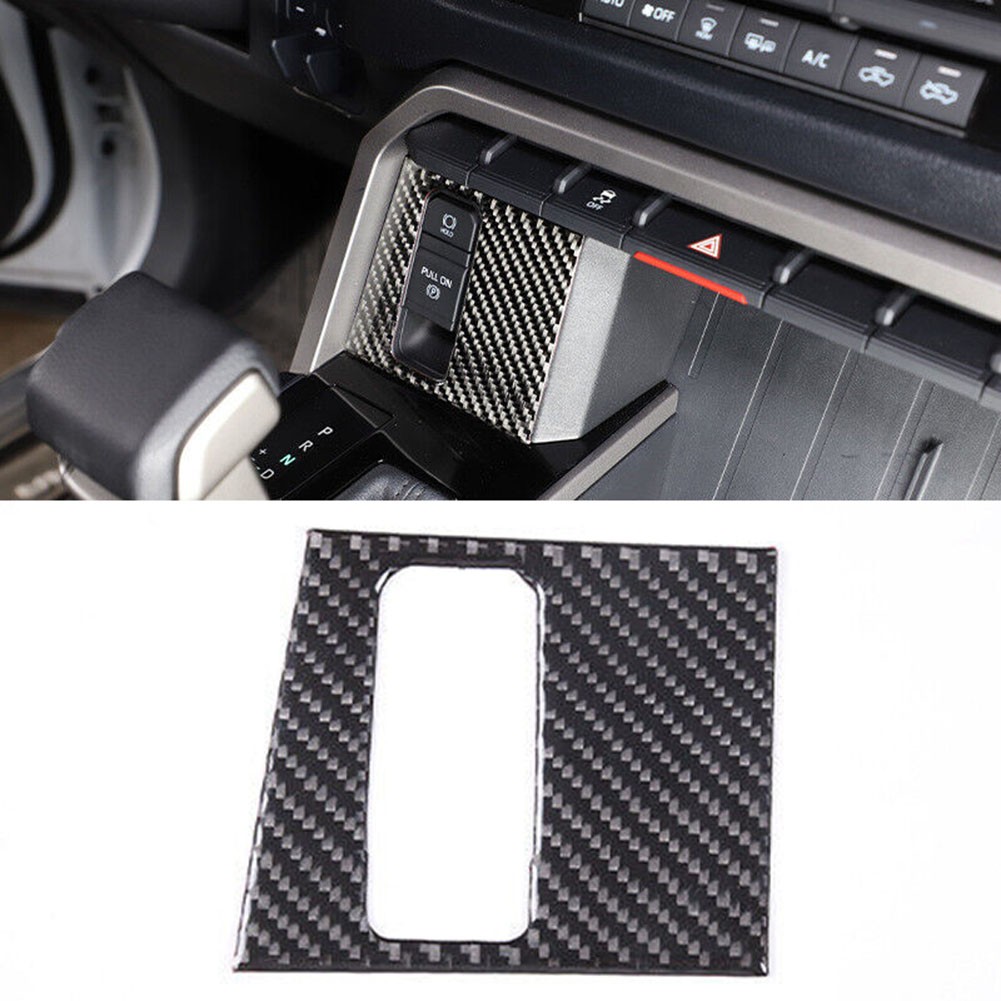 Carbon Fiber Handbrake Switch Panel Cover Trim For Toyota for Tundra ...