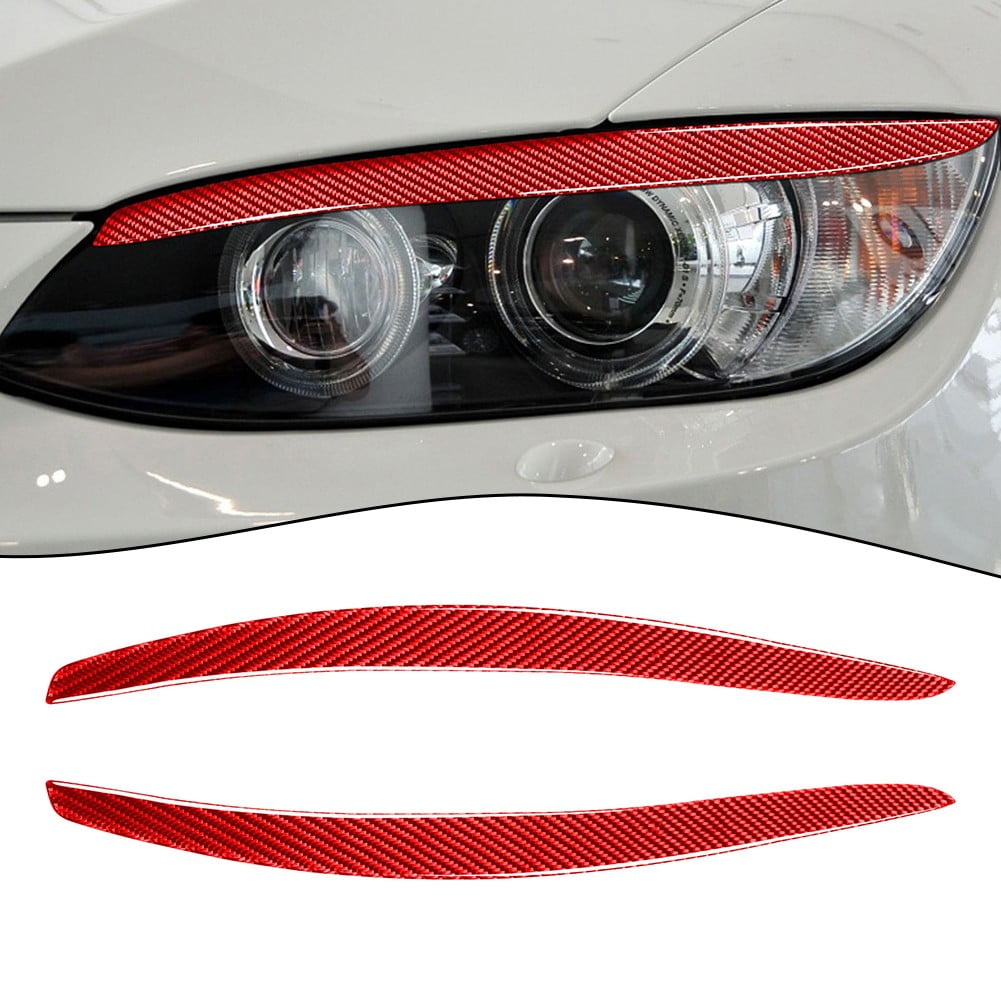 Carbon Fiber Headlight Eye Lid Cover Eyebrows For BMW E92 COUPE E93 ...