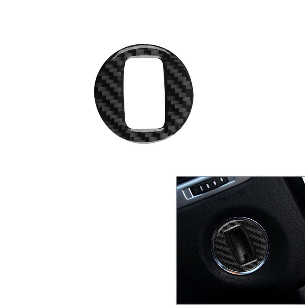 Carbon Fiber Ignition Switch Frame Cover Trim For Volkswagen Touareg ...