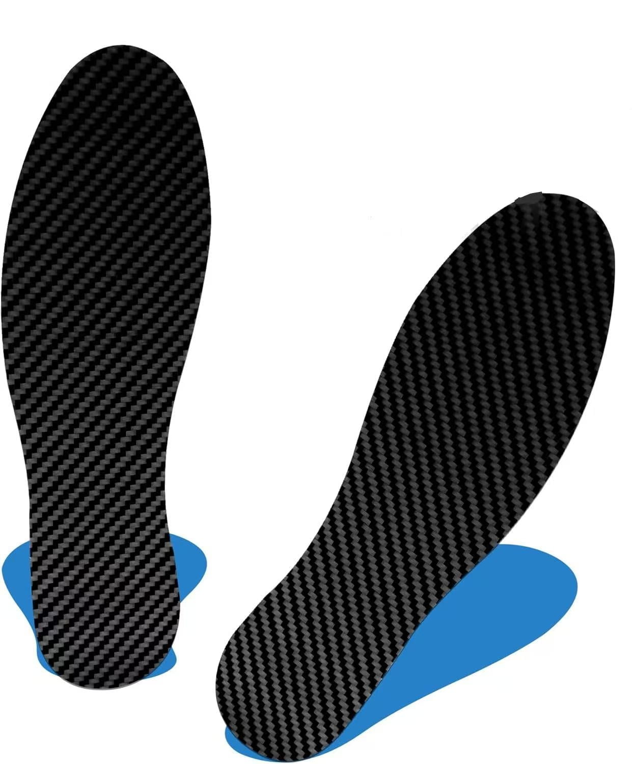 Carbon Fiber Insoles, Carbon Fiber Foot Plate 1 Pair Rigid Shoe Insert ...