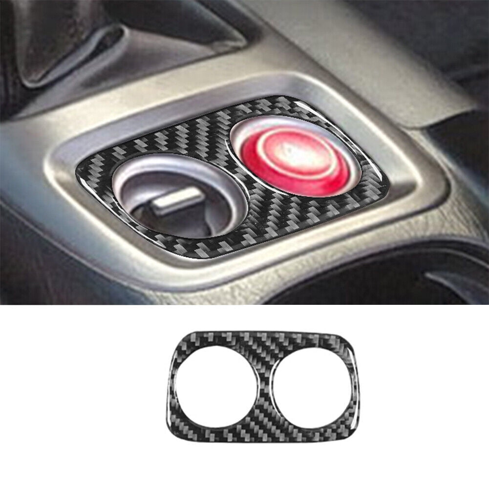 Carbon Fiber Interior Hazard Light Switch Cover Trim For 2000-2003 ...