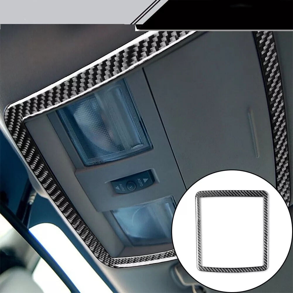 Carbon Fiber Interior Overhead Console Frame Cover Trim For Chrysler ...