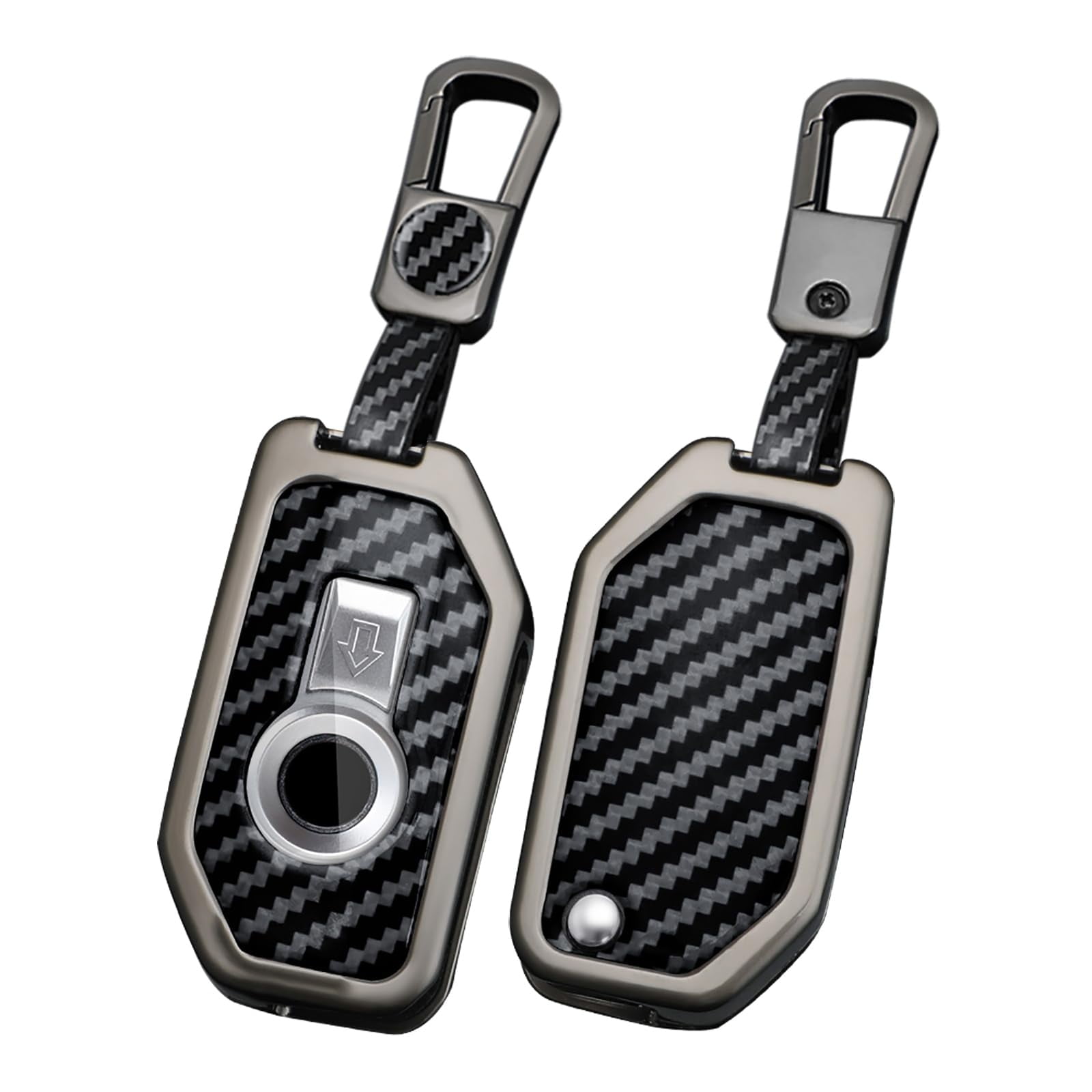 Carbon Fiber Key Fob Shell Fit for BMW Motorcycle Key Fob,Solid Car Key ...