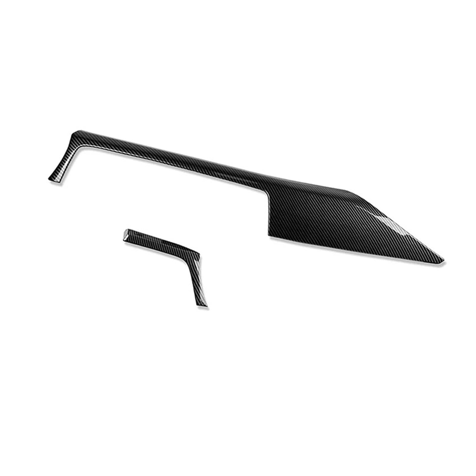 Carbon Fiber Look Car Center Console Dashboard Panel Trim Cover for BMW ...