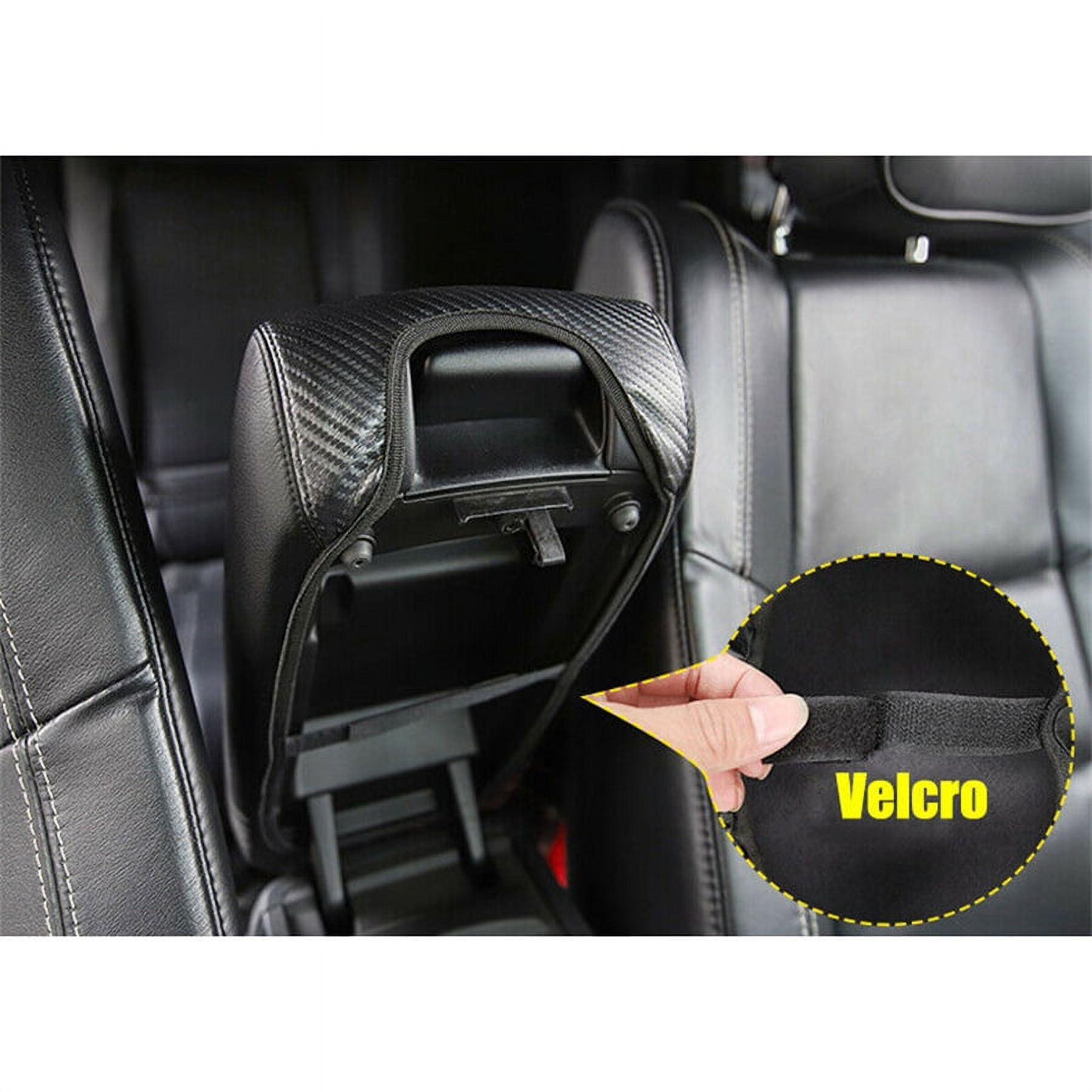 Carbon Fiber Look Microfiber Leather Armrest Cover For Jeep Grand ...