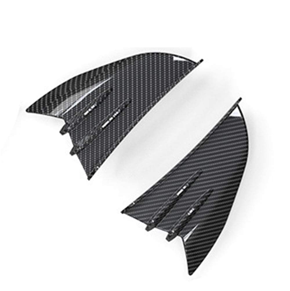 Carbon Fiber Look Motorcycle Winglet Fairing Racing Wing Kit Spoiler ...