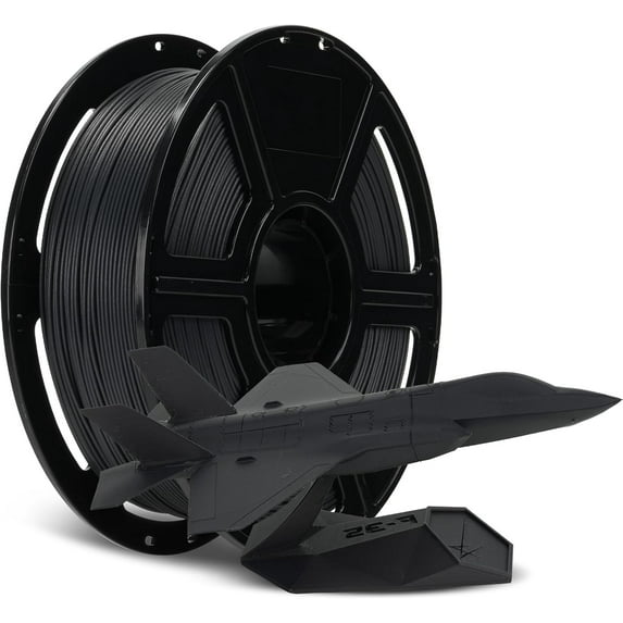 Carbon Fiber PLA Filament 1.75mm Volcanic Rock Gray, Reinforced 3D ...