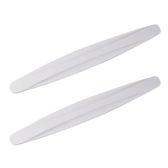 Carbon Fiber PVC Rubber Car Body Anti-Collision Strip 2-Pack, 16x2 Inch ...